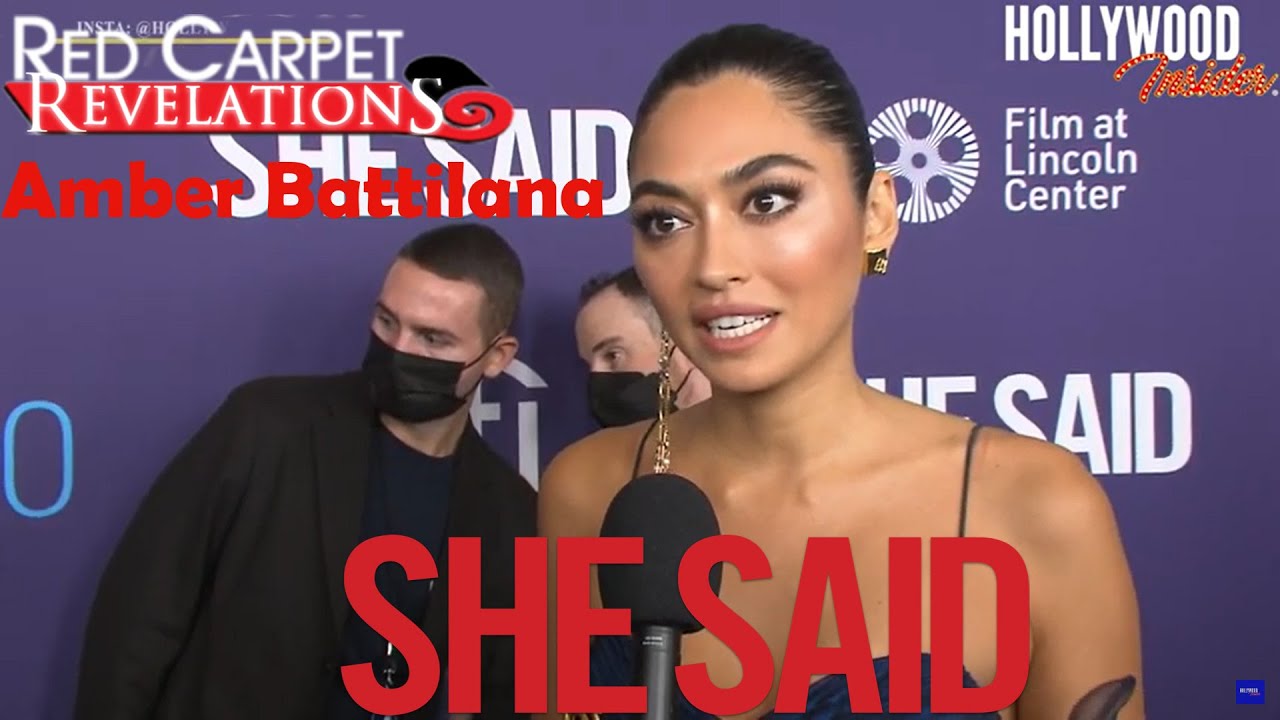 Red Carpet Revelations | Ambra Battilana Gutierrez - 'She Said' - YouTube