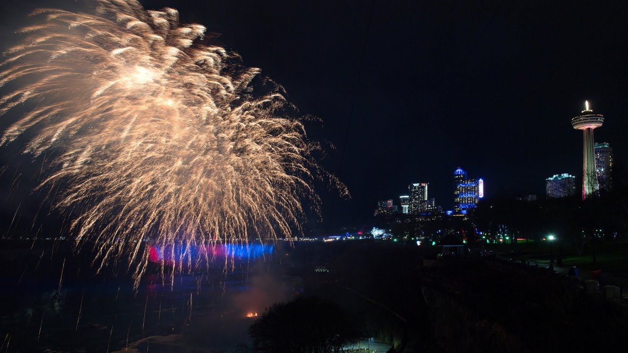 Niagara Falls Fireworks Series - YouTube