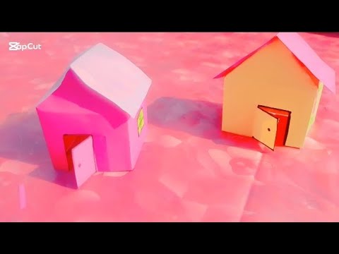 Mini House DIY Paper Sheet ||EASY PAPER SHEET CRAFT - YouTube