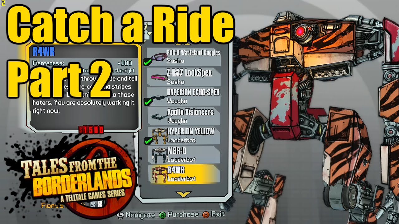 Let's Play Tales from the Borderlands - Catch a Ride (Ep 3) - Part 2 ...