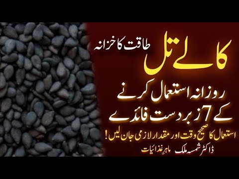 Kale Til ke fayde | 7 Amazing Health Benefits of Black Sesame ...