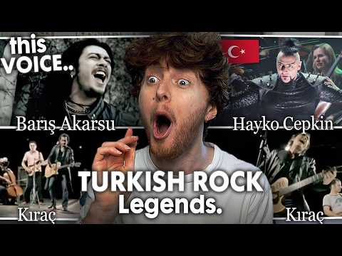 TURKISH ROCK LEGENDS! (Barış Akarsu, Kıraç, Hayko Cepkin | Reaction)