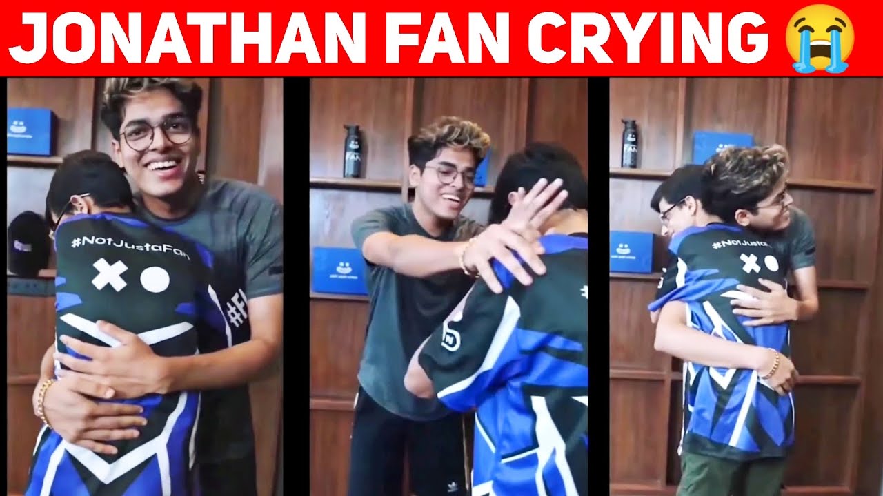 jonathan fan crying 🥺😭 | jonathan fan meetup | jonathan fans | jonathan gaming fan moment - YouTube