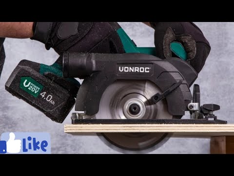 VONROC Vpower 20V Akülü DaireSunta Kesme Testere# VONROC Vpower 20V Cordless Circular  Chipboard Saw