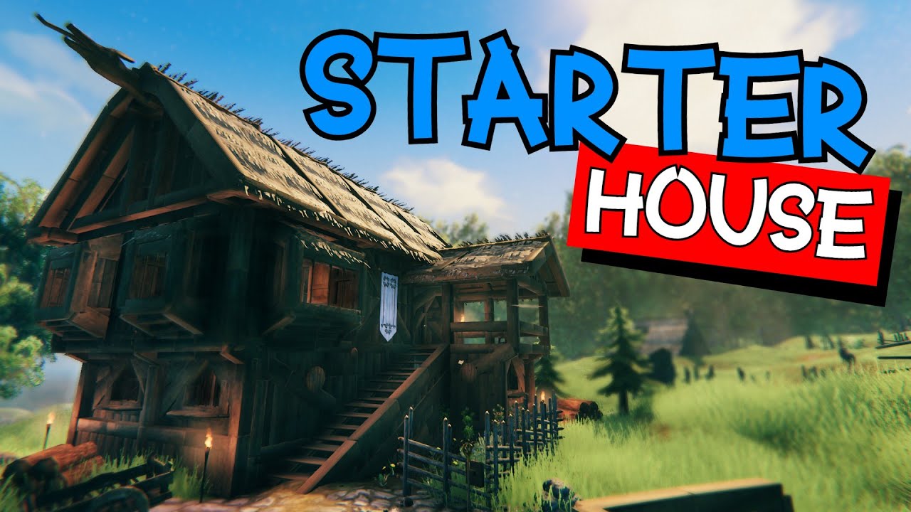 How to Build an IMPRESSIVE Starter House | Valheim - YouTube
