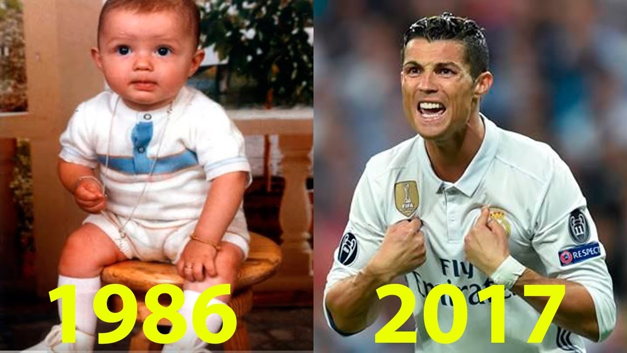 Ronaldo Transformation From 1 To 32 Years Old Youtube Cristiano Ronaldo ...