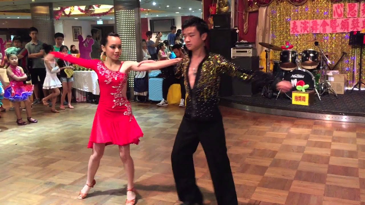Kiki & jenson 拉丁舞表演 ( Cha Cha Cha ) - YouTube