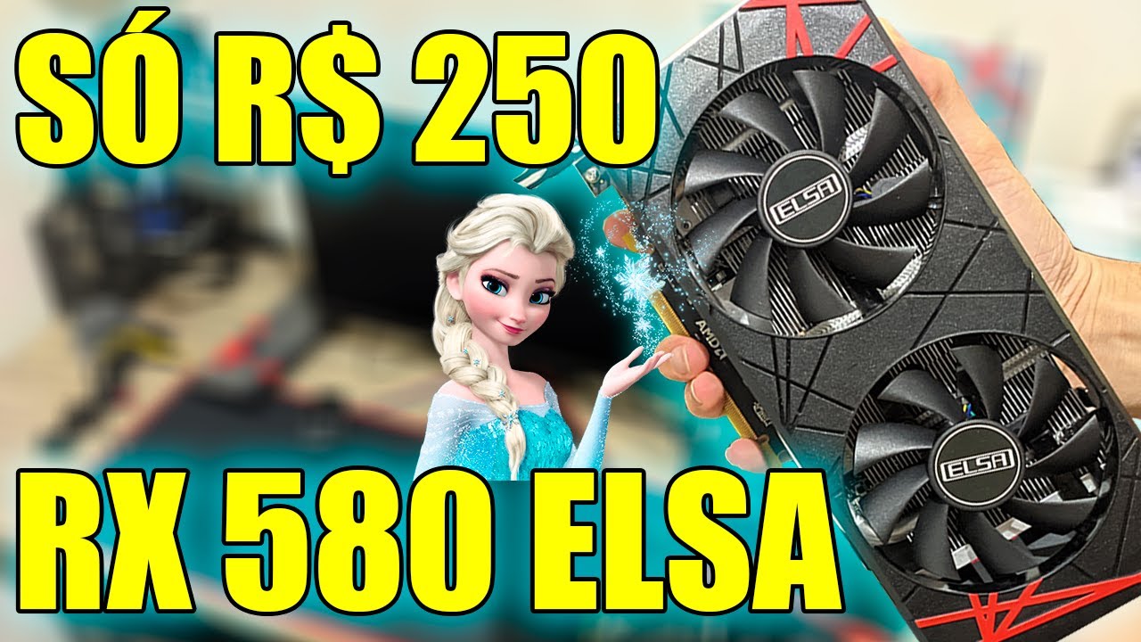 A PLACA DE VÍDEO mais DESEJADA DO MOMENTO - RX580 ELSA de 250 Reais ...