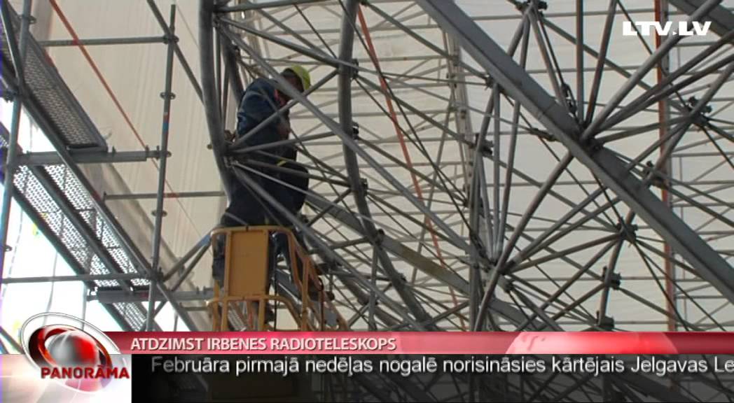Atdzimst Irbenes radioteleskops - YouTube