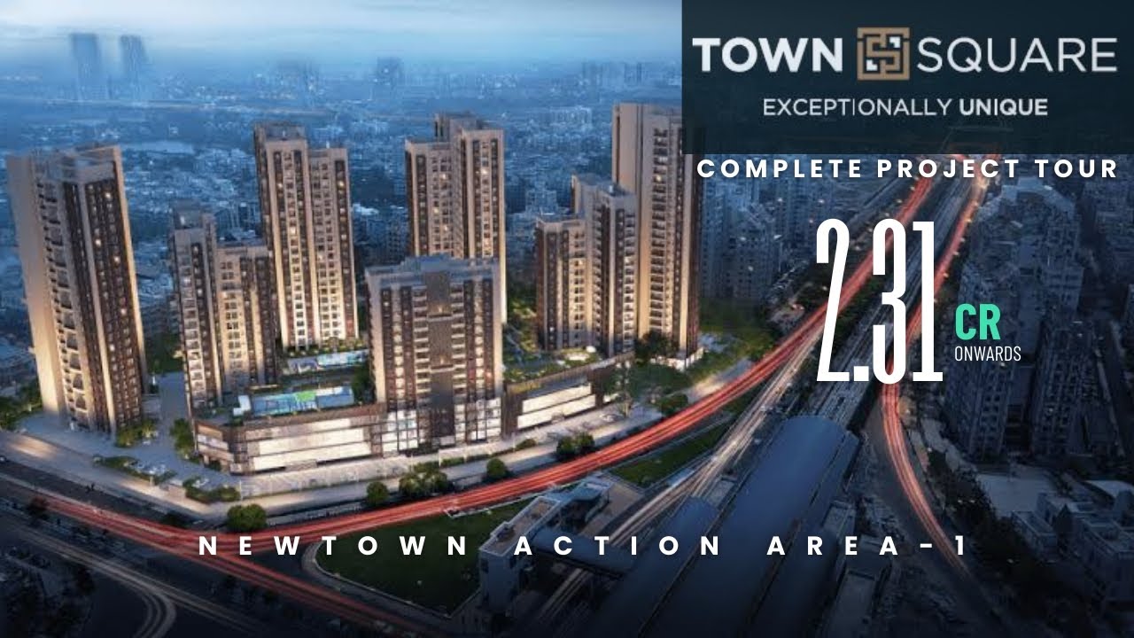 Srijan Townsquare in Newtown, Kolkata - A Luxurious Residential Project like No Other! - YouTube