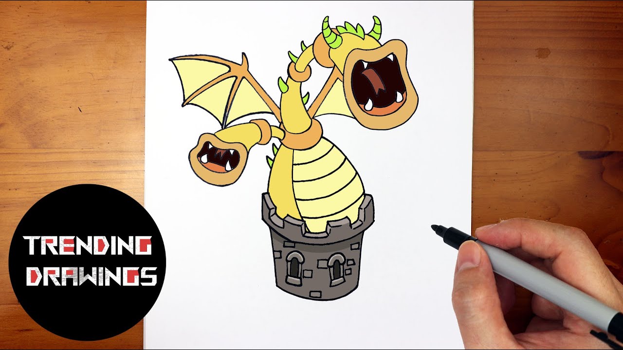 How To Draw Potbelly from My Singing Monsters - YouTube