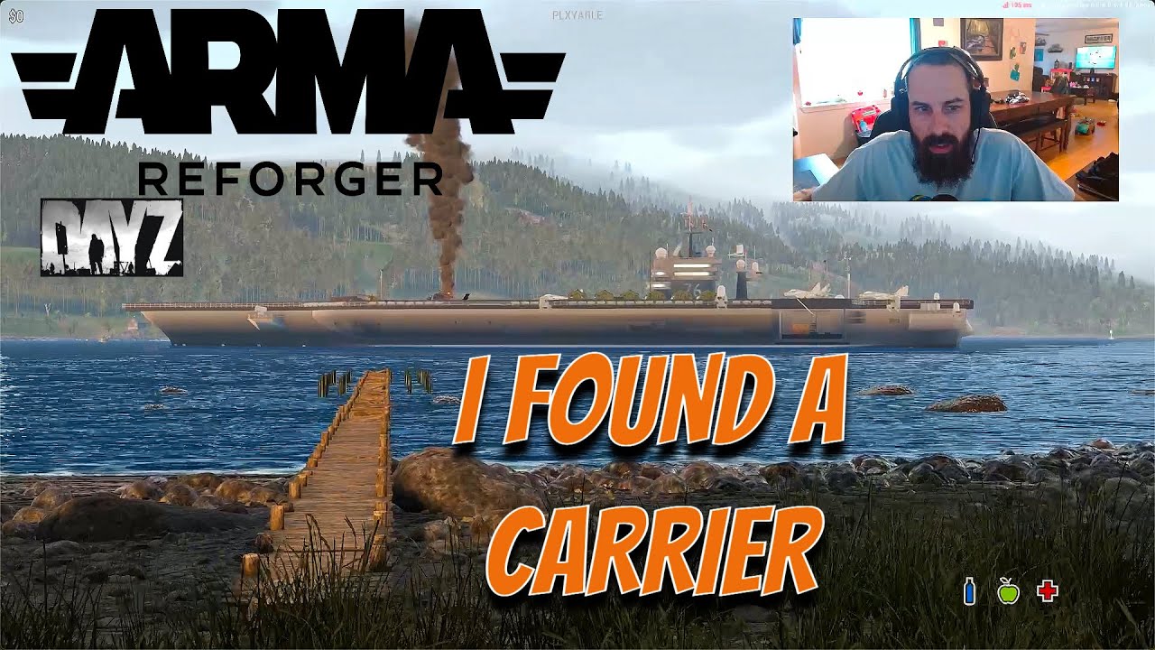 Arma Reforger: DayZ I found an AIRCRAFT CARRIER 😳 and went swimming ...