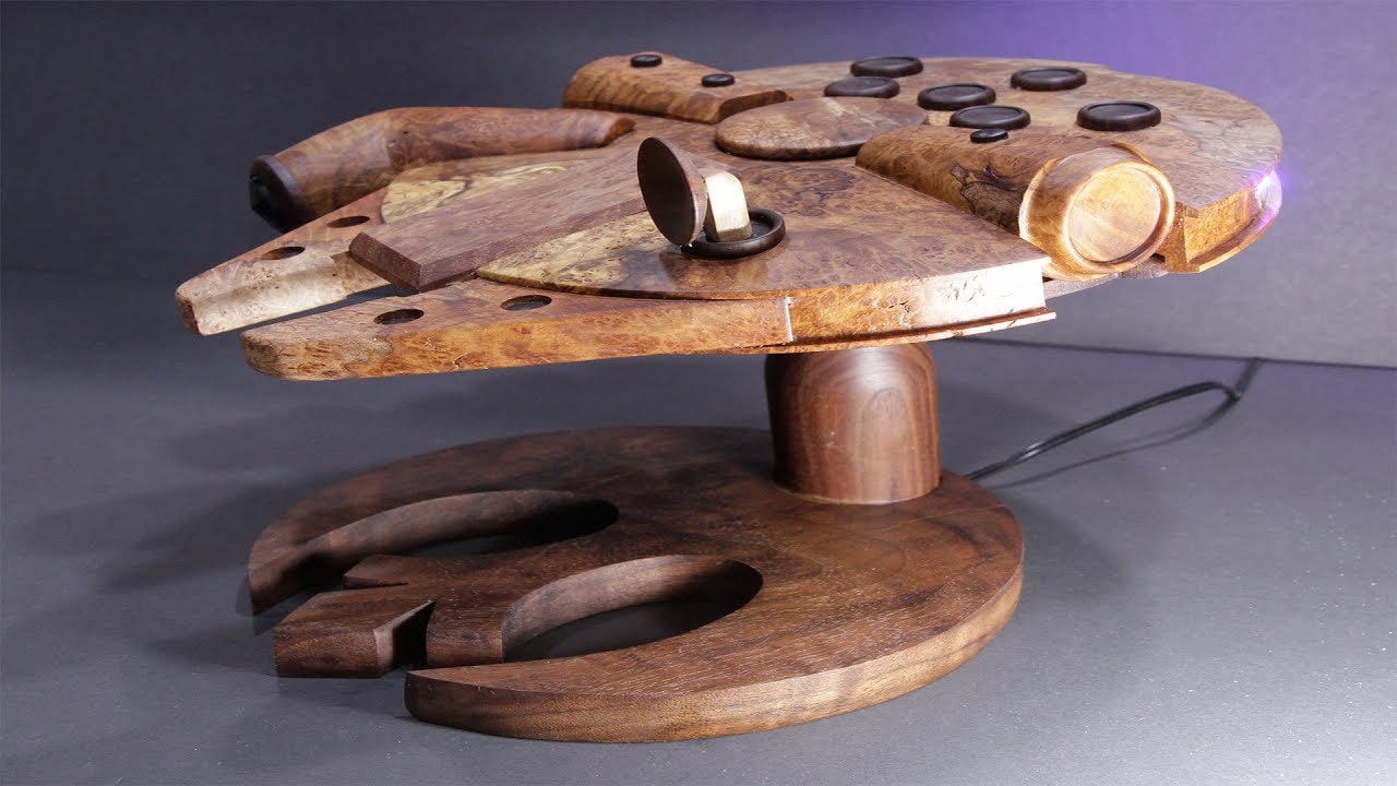 Woodturning | Millennium Falcon | Carl Jacobson - YouTube