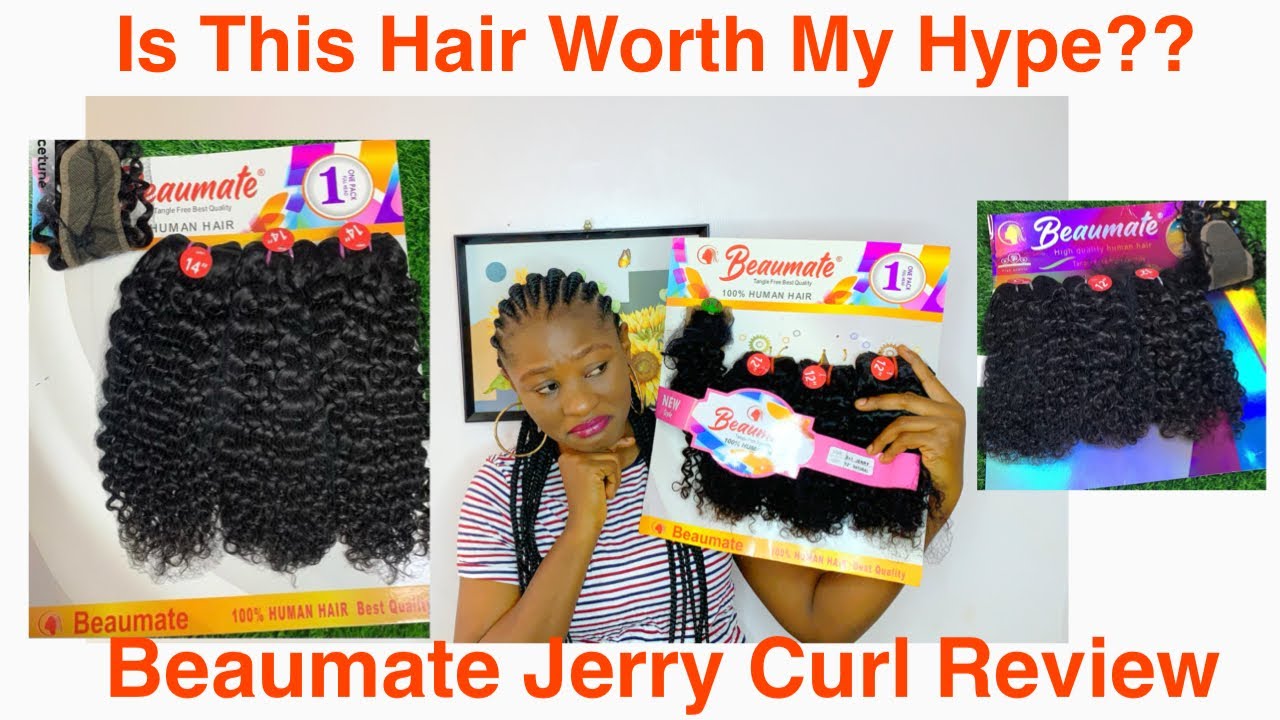 Curly Packet Human Hair Review| Beaumate Double Drawn Jerry Curl Review ...