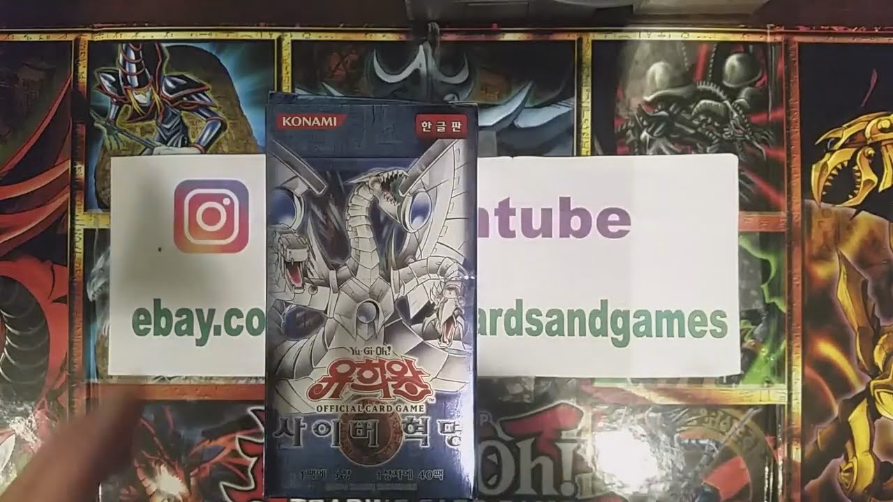 Yu-Gi-Oh Cybernetic Revolution Korean Booster Box 40-Pack Opening ...