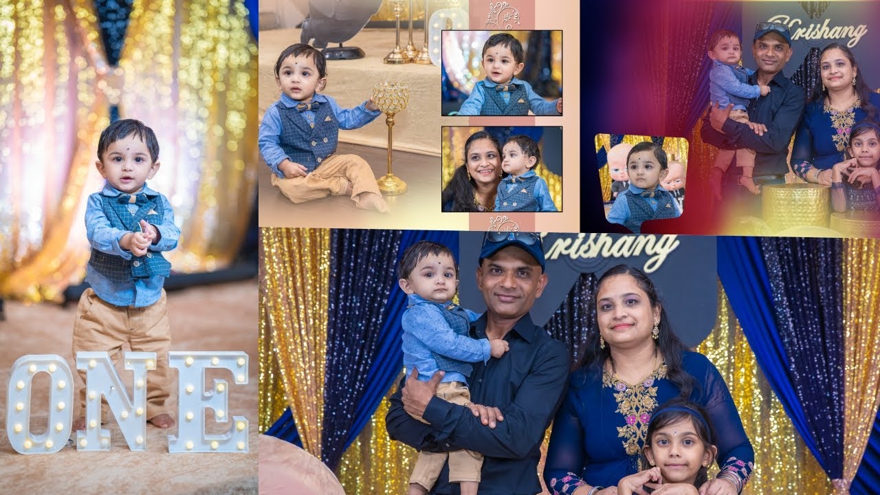 Krishang 1st Birthday Celebrations - YouTube