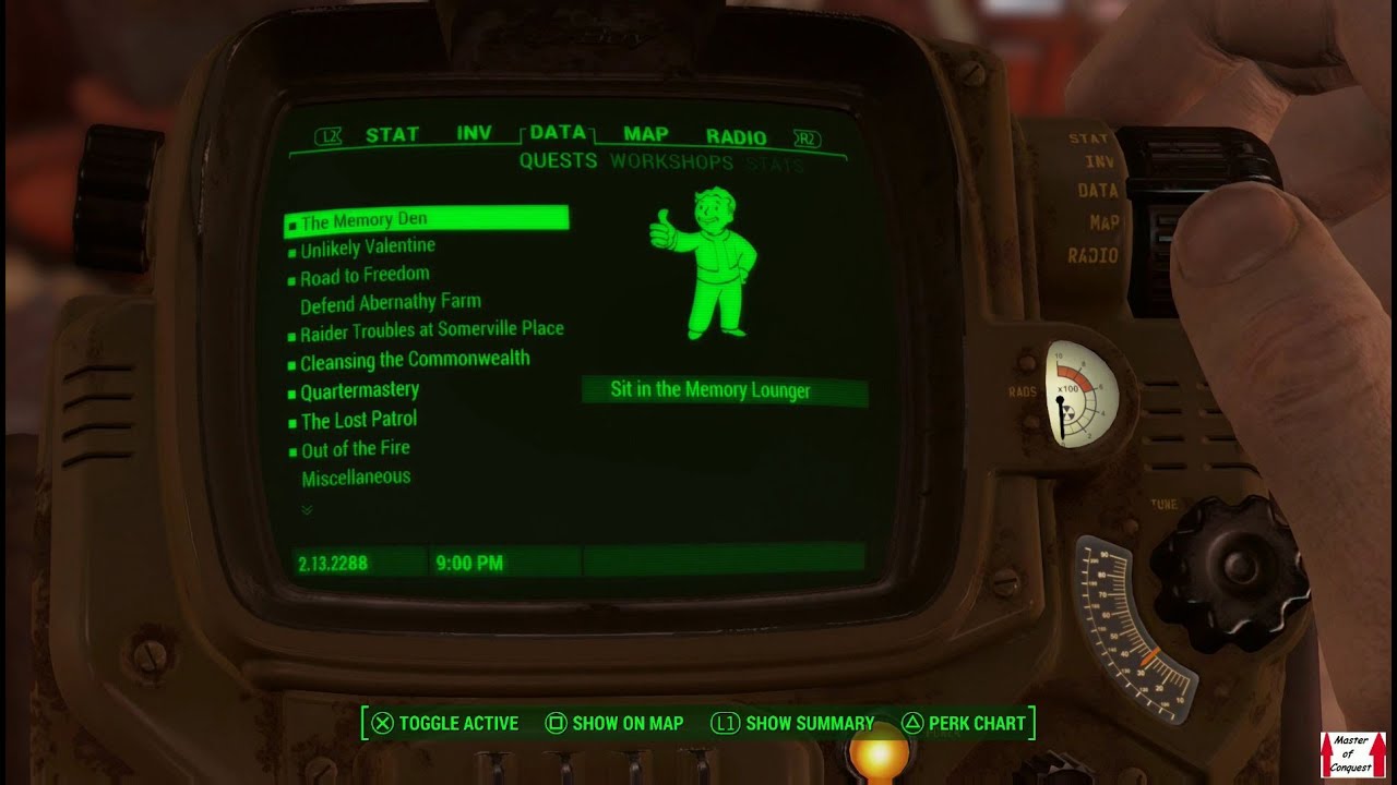 Fallout 4 Walkthrough (Blind) (PS4) Part 71 - The Memory Den (Side ...