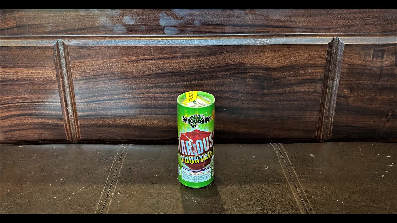 Pyro Diablo Fireworks - Star Dust Fountain - YouTube