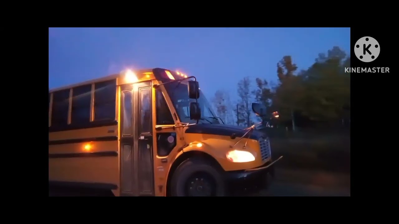 Thomas C2 school bus #43 taking me to school - YouTube