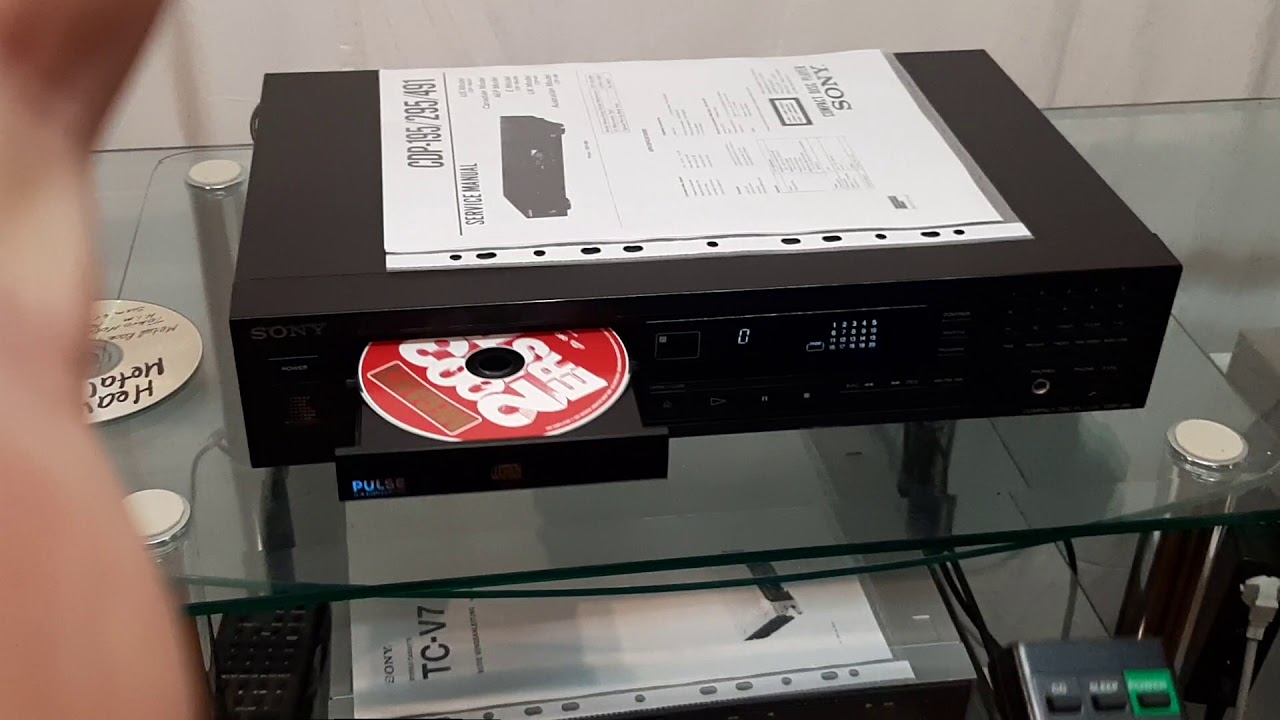 SONY CDP-295 TEST VOR VERPACKEN 01.03.20 - YouTube