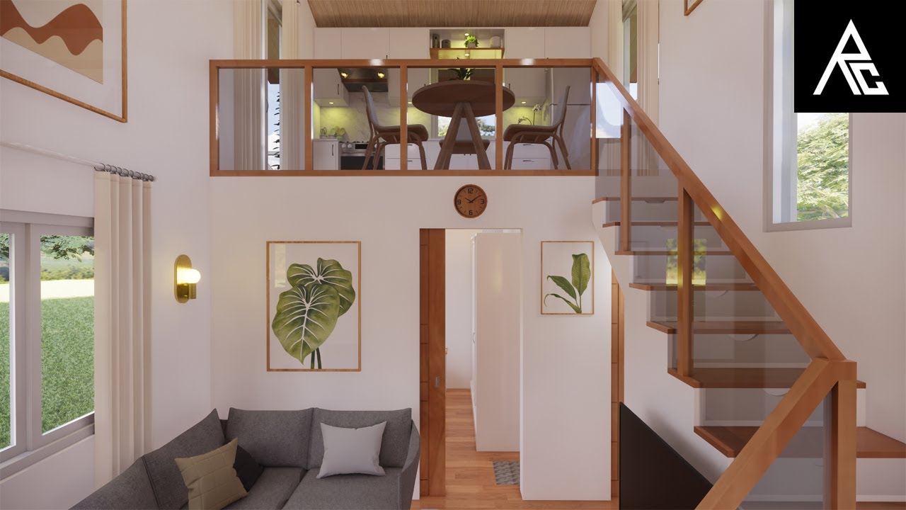 Unique Loft-Type Tiny House Design Idea (4x6 Meters Only) - YouTube
