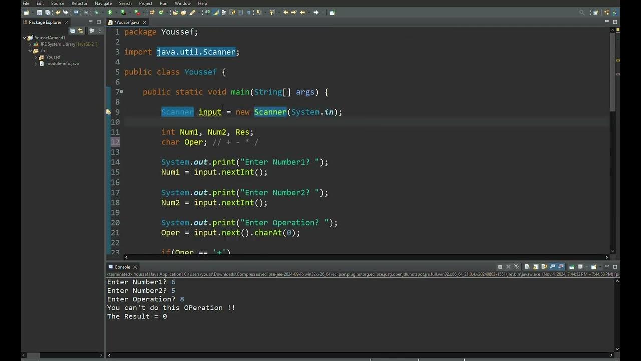 Java Sheet No.2 - Problem No.1 - YouTube