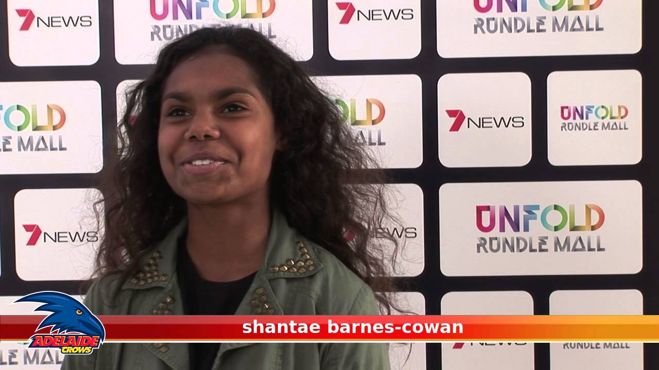 shantae barnes-cowan - 7 News Crows Experience - YouTube