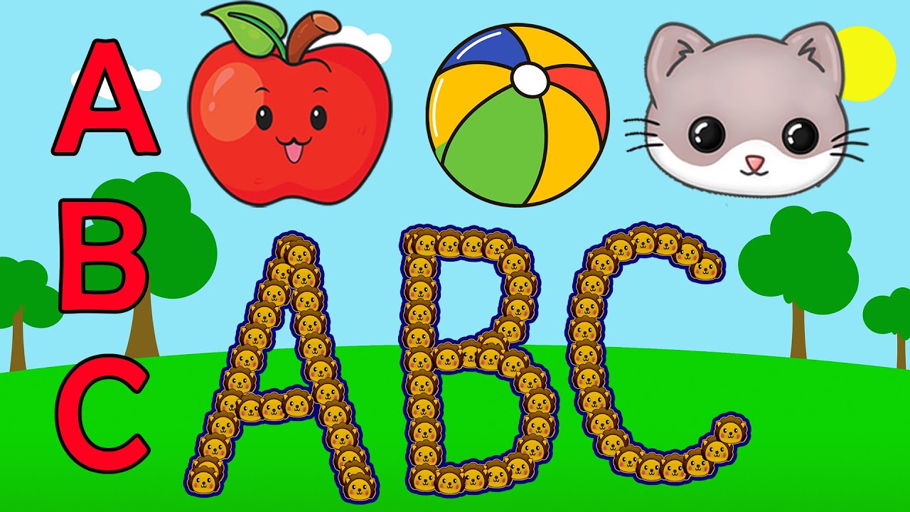 abcd, abcde, a for apple b for ball C for cat ,alphabets, phonics song ...