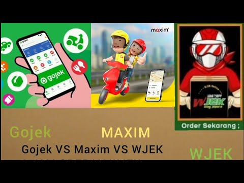 Gojek Maxim 1 jam open orderan WJEK pemenang pesaing viral - YouTube