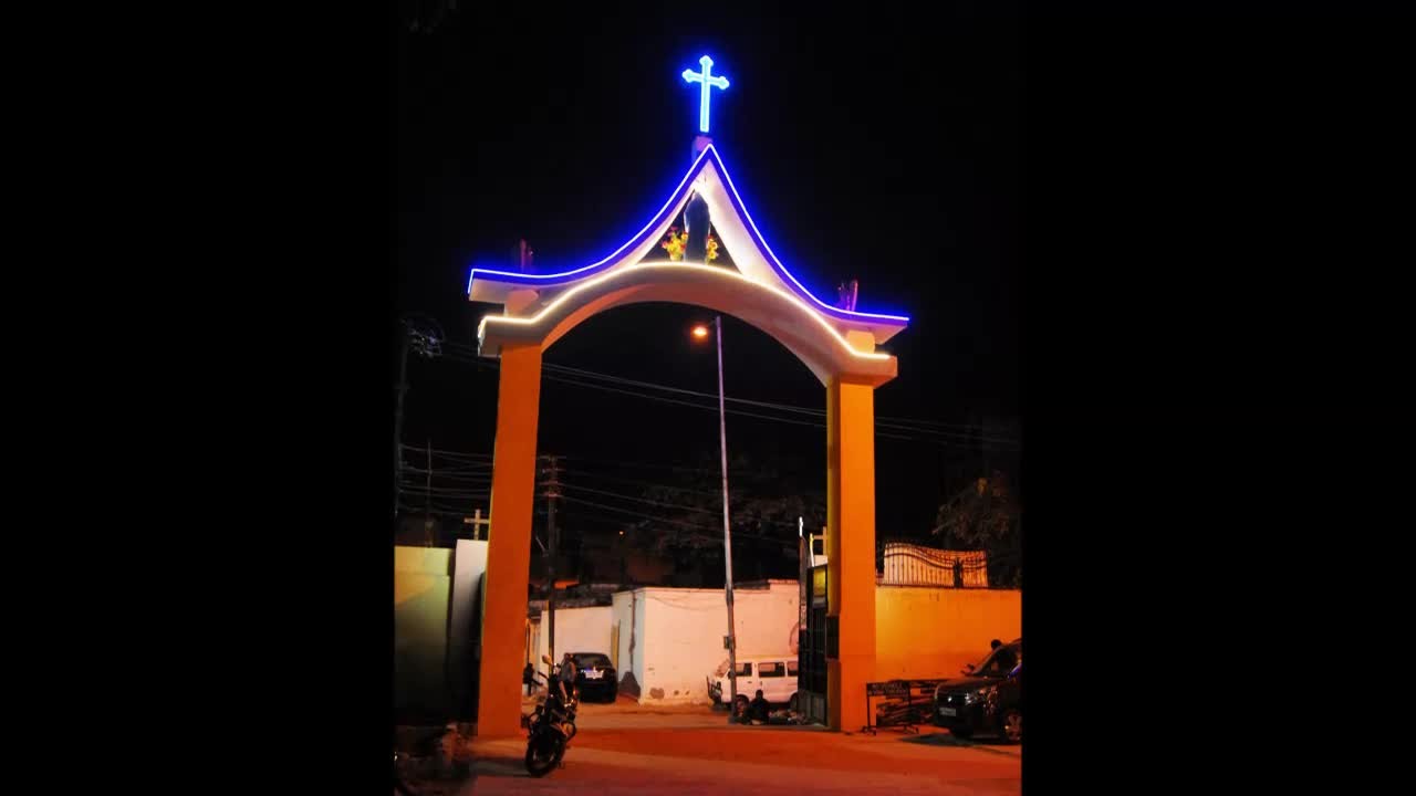 Christmas Celebrations At Shrine Church Masab tank-Hybiz.tv - YouTube