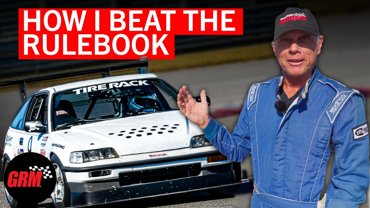 This Honda CRX Is a Home-Brew Race Car Built to Dominate on Track - YouTube