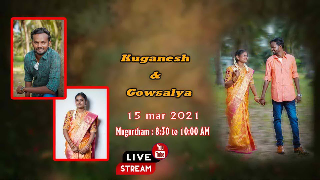 kuganesh kumar & Gowsalya || 14 mar 2021 || Karambakudi. - YouTube