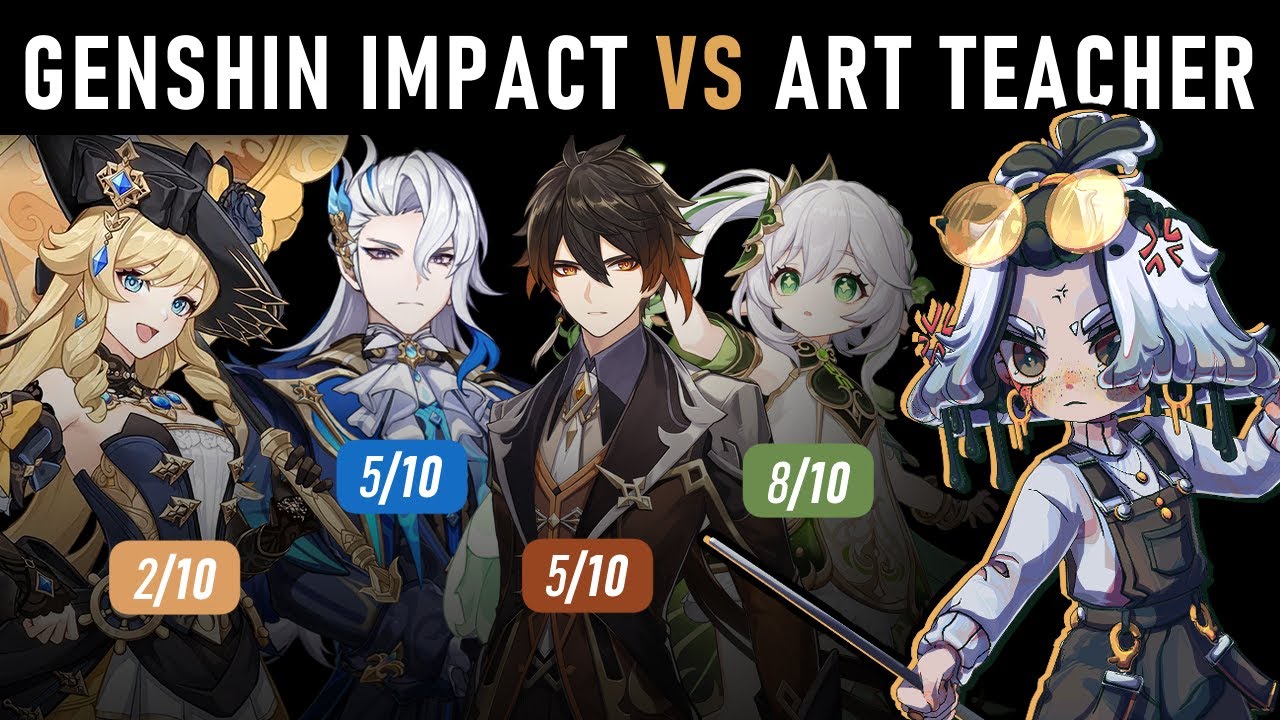 🎮🥊[Genshin Impact Designs VS Character Design Teacher]🥊🎨 - YouTube