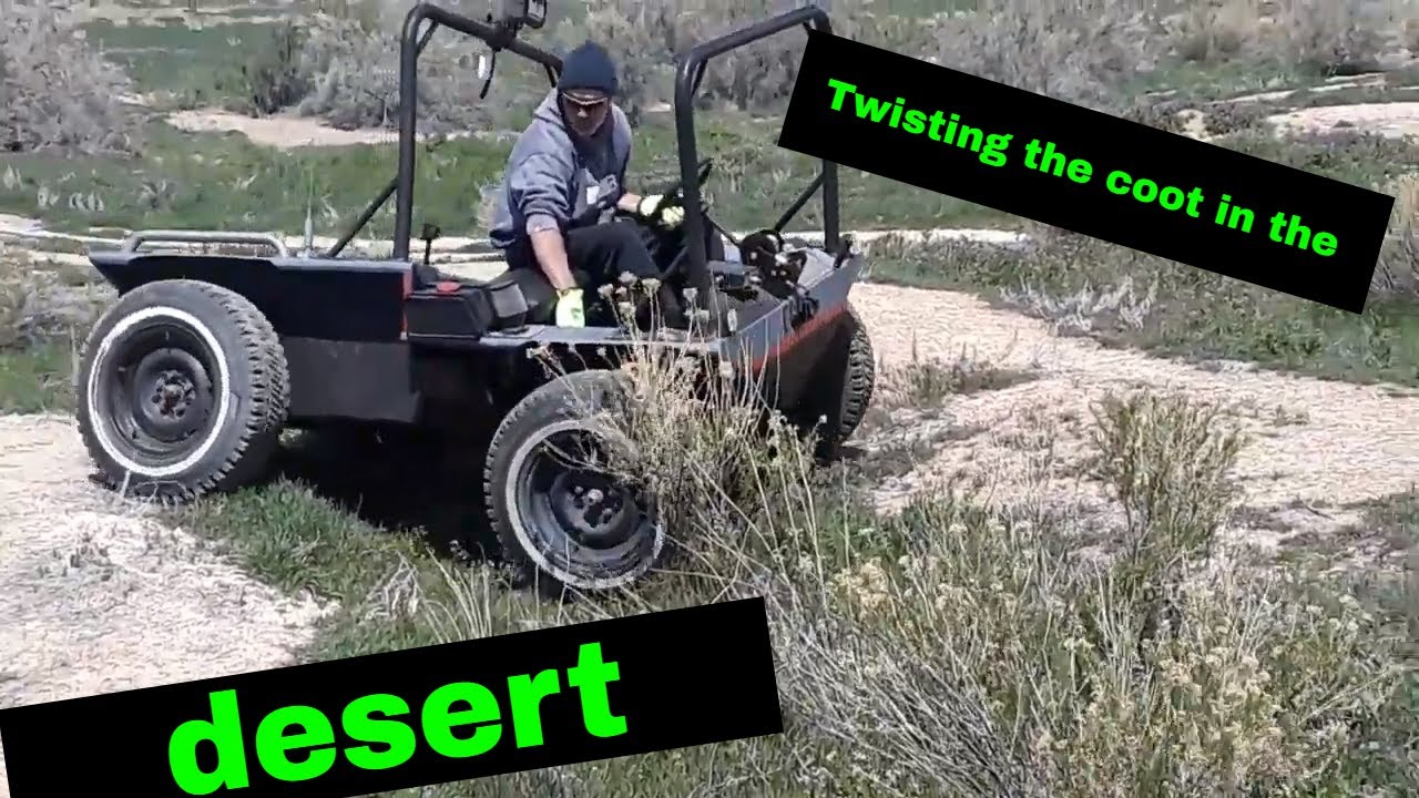 Amphibious utv/atv coot goes for a rip in the dessert - YouTube