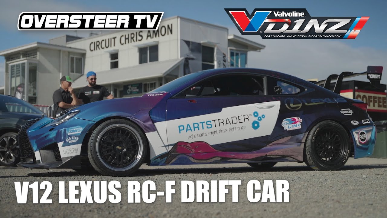 D1NZ Drifting 2023: Jaron Olivecrona's New Lexus RC-F - YouTube