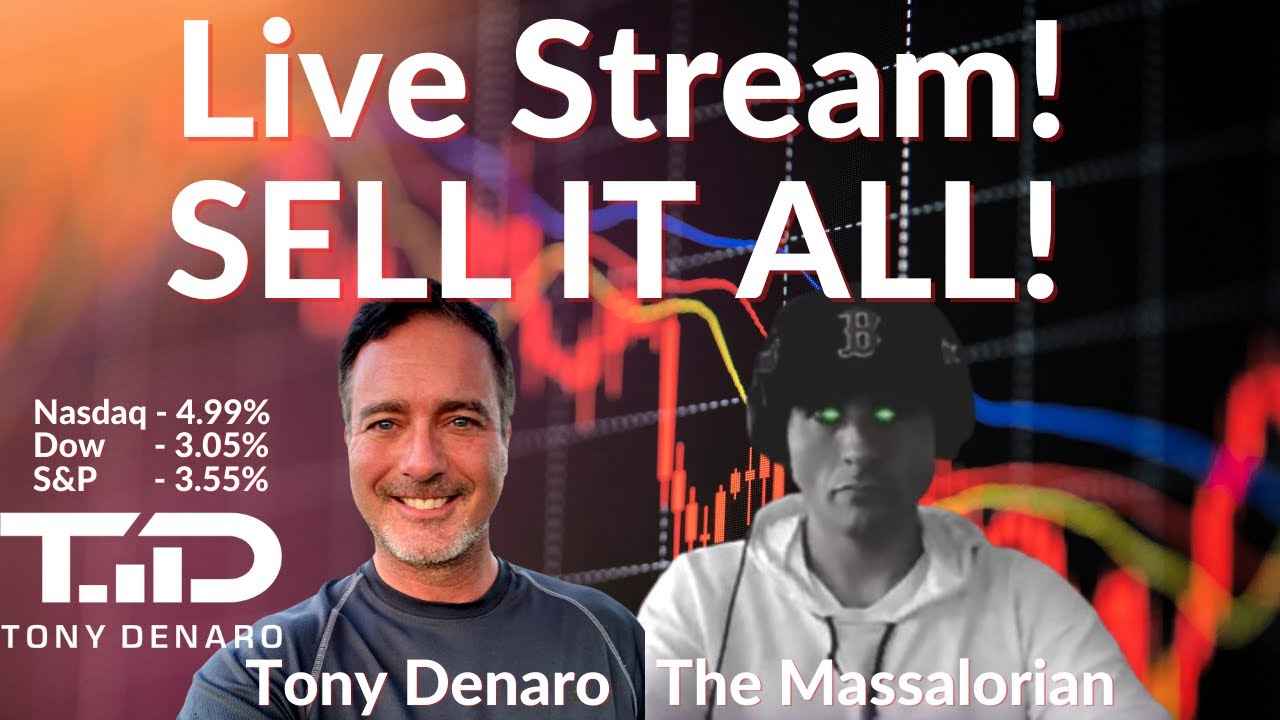 Sell It All! Market Recap LIVE 🟣 with Tony Denaro & The Massalorian ...