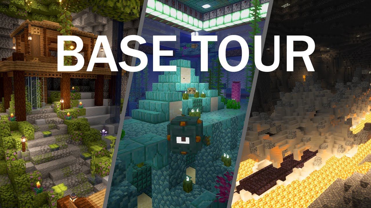 A tour of my cave base - YouTube