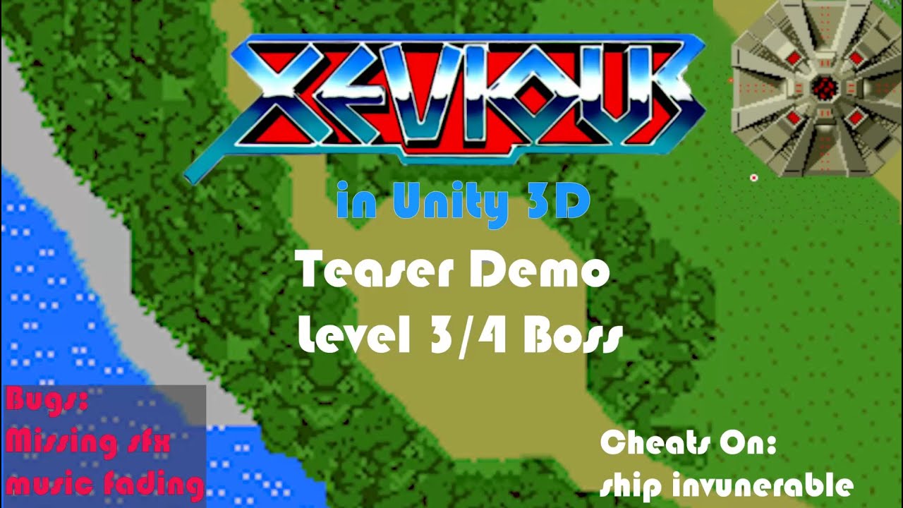 Xevious Level 3/4...and the boss - YouTube