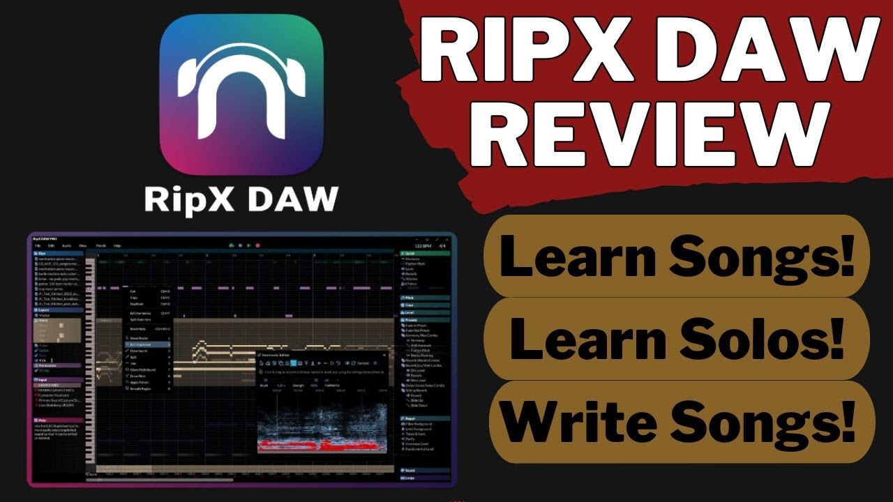 Learn Songs on YOUR OWN with RipX DAW PRO | Review & Tutorial - YouTube