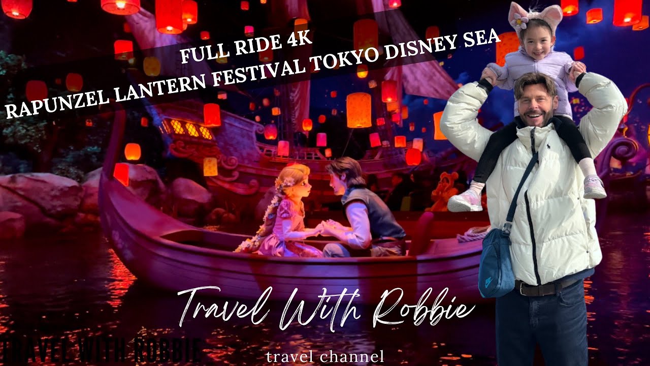A MAGICAL Full 4K Rapunzel Lantern Festival Ride Tokyo Disney Sea - YouTube