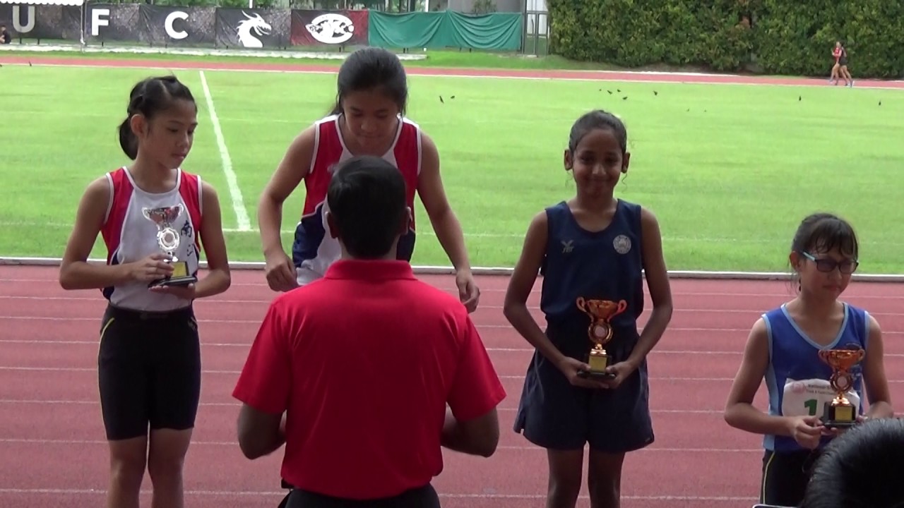 2017 National Track & Field 300m C Girls Prize Presentation - YouTube