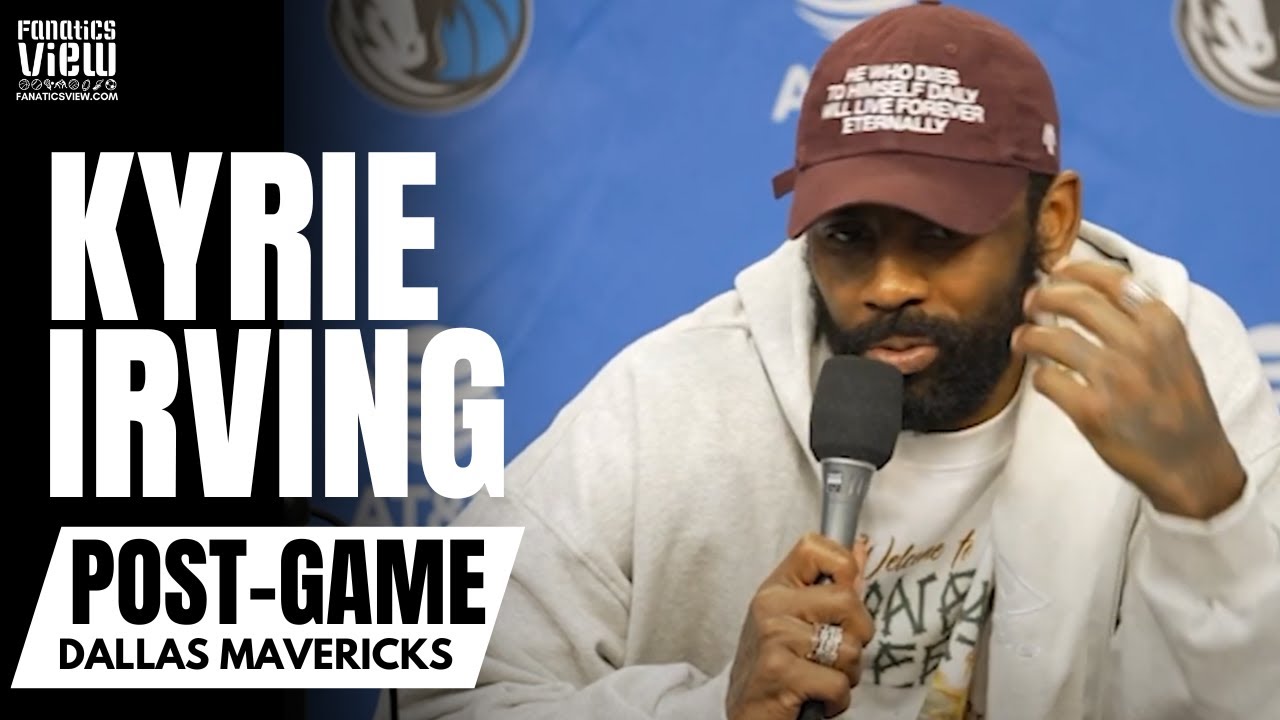Kyrie Irving Responds to Dallas Mavs Fans Holding "Fire Nico" Signs ...
