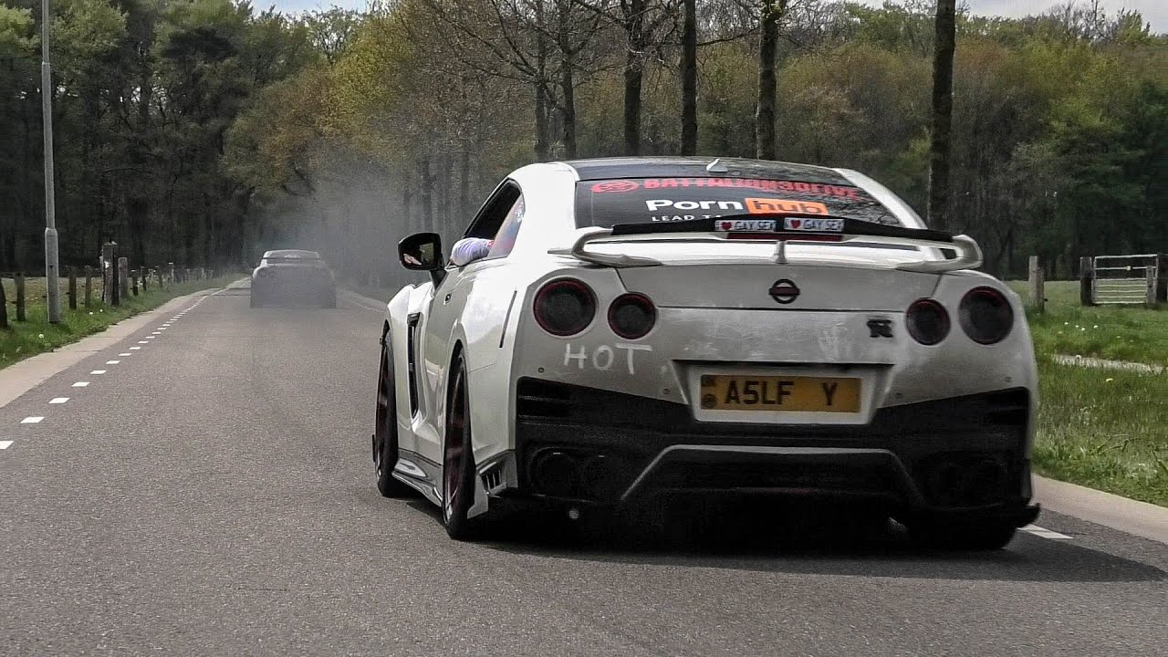 60+ Modified Nissan R35 GT-R Accelerating HARD | 1500HP, Mareike Fox ...