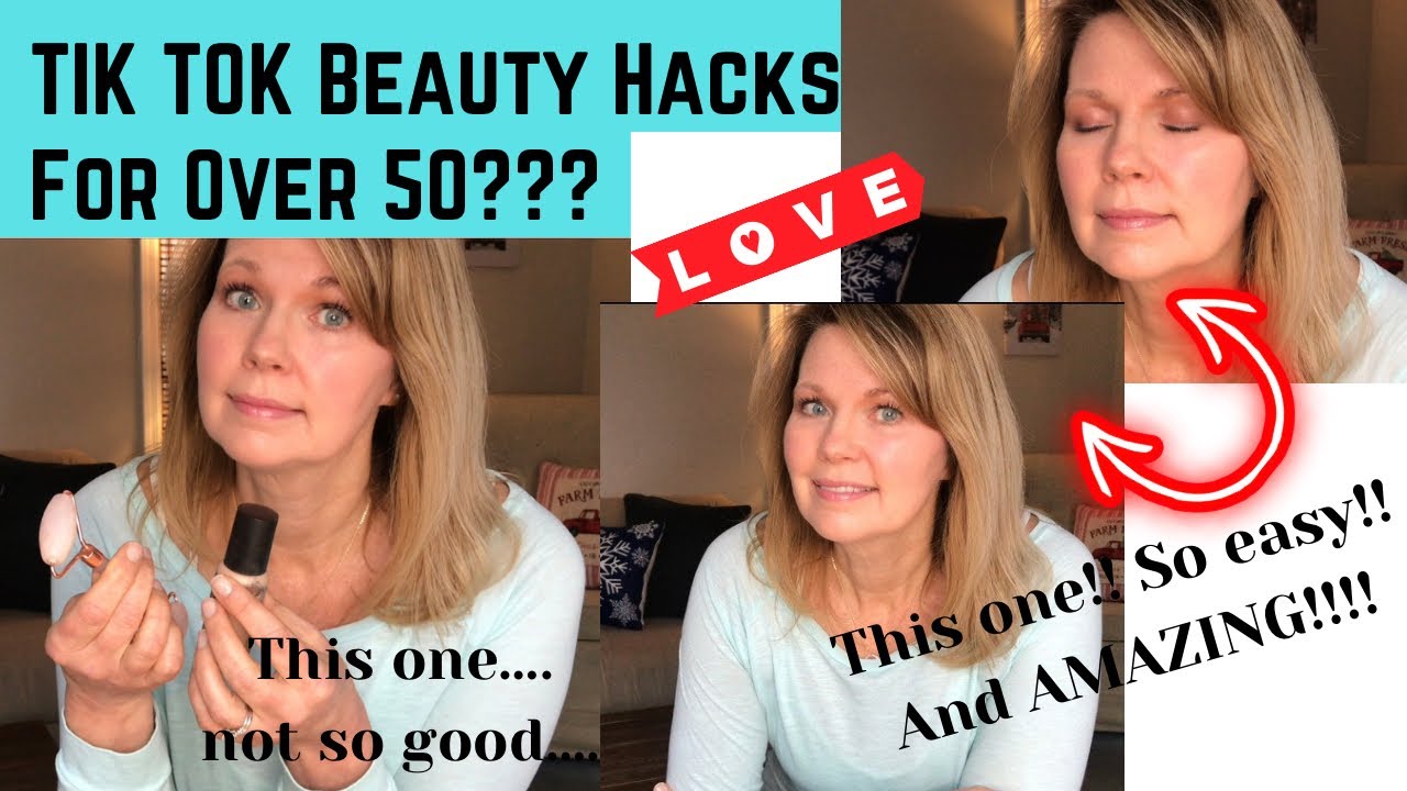 Do Tik Tok Beauty Trends Work For Women Over 50?? One Eyeshadow ...