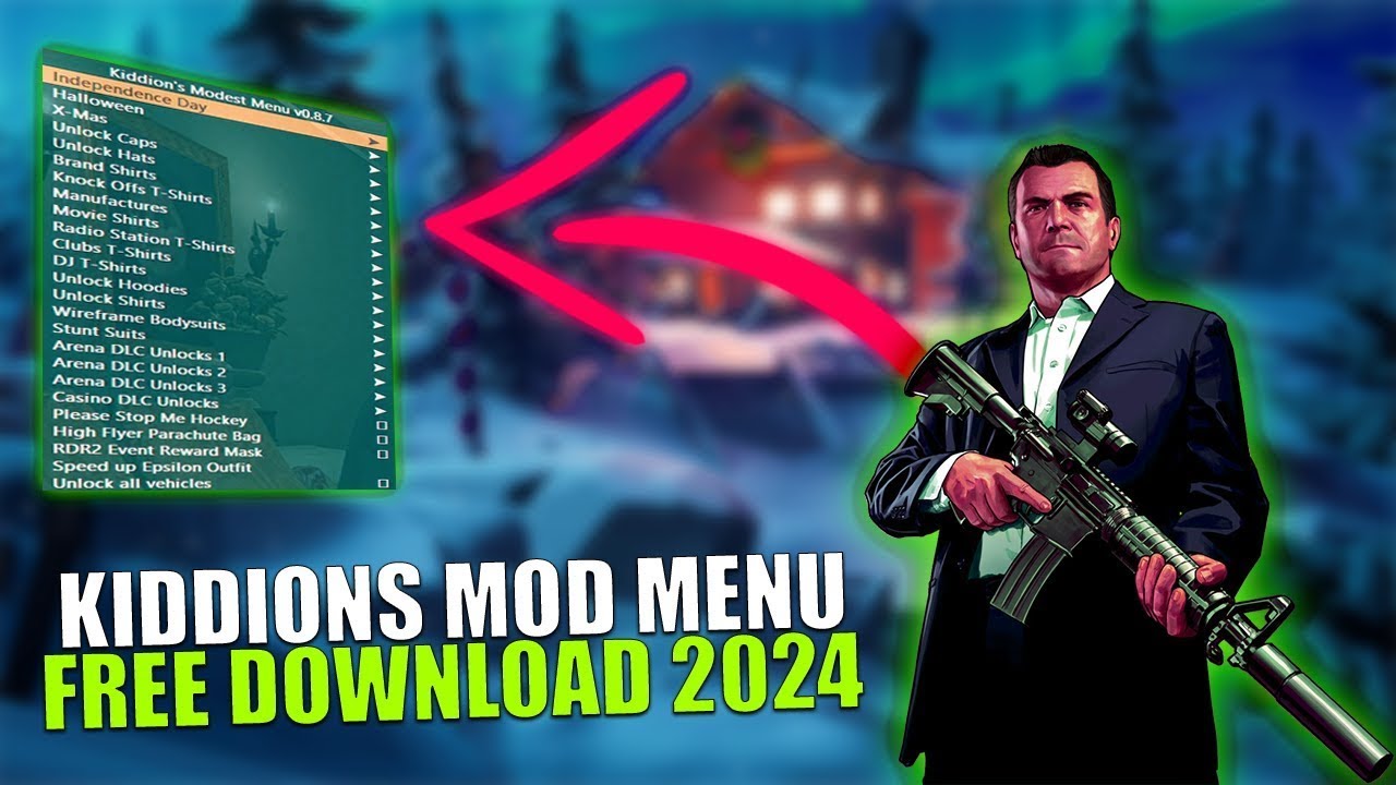GTA V Kiddions Mod Menu 2024 | Fresh Features & Free Download - YouTube