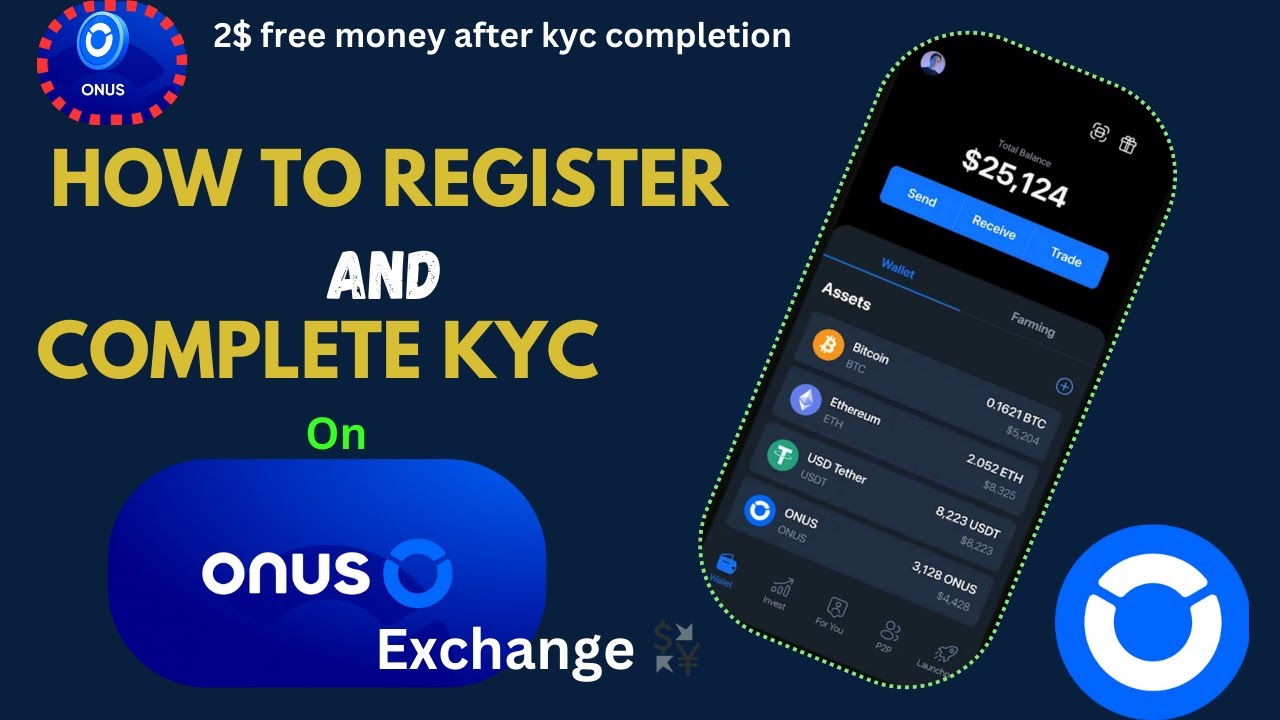 ONUS EXCHANGE: How to register and complete kyc on ONUS exchange 💱 ...
