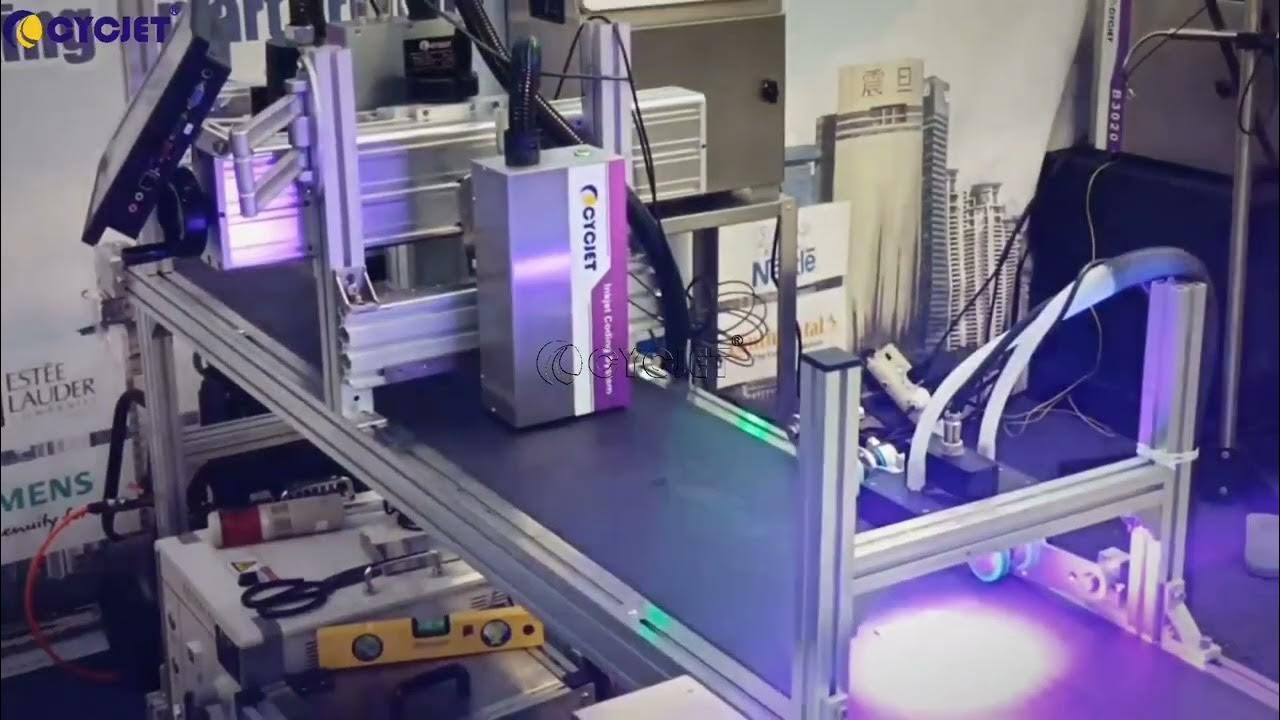 How to Print QR Code on Lithium Battery by CYCJET High-resolution UV ...