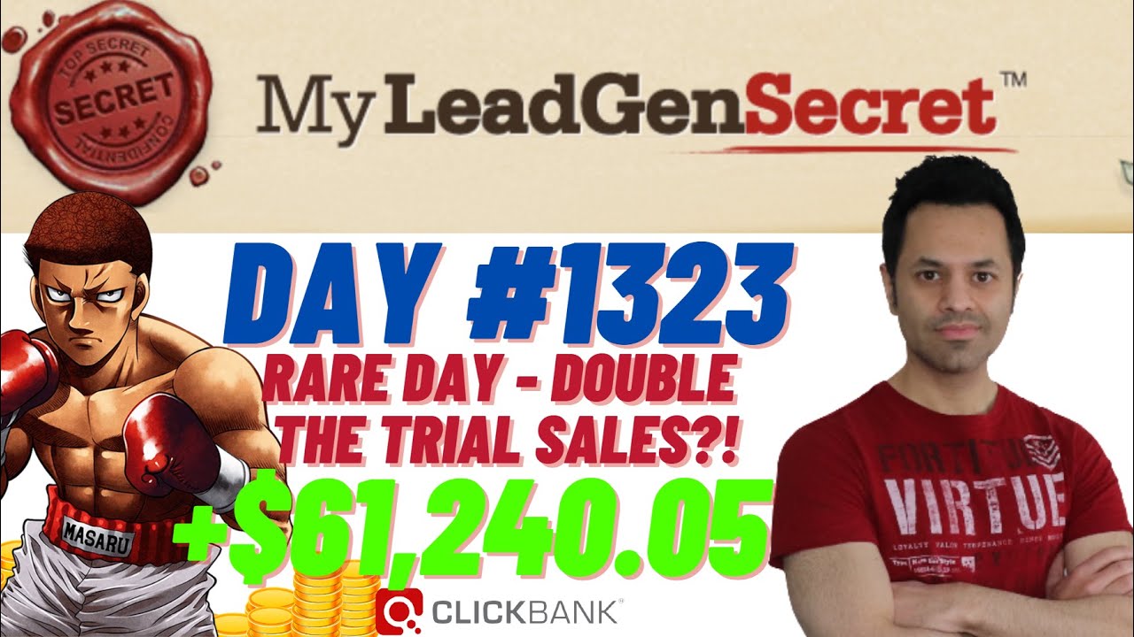 DOUBLE the Trial Sales Today?! 😲 My Lead Gen Secret + ClickBank Case ...