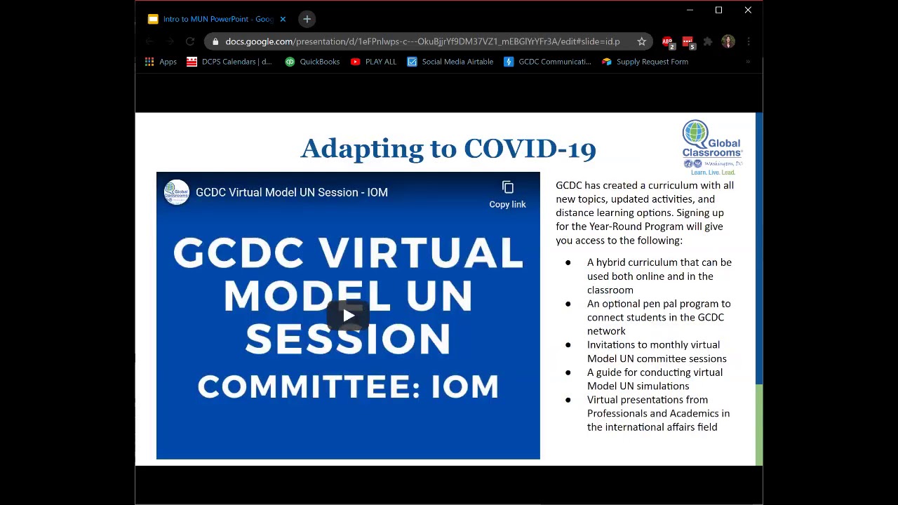 Getting started: Introduction to Model UN Session - YouTube