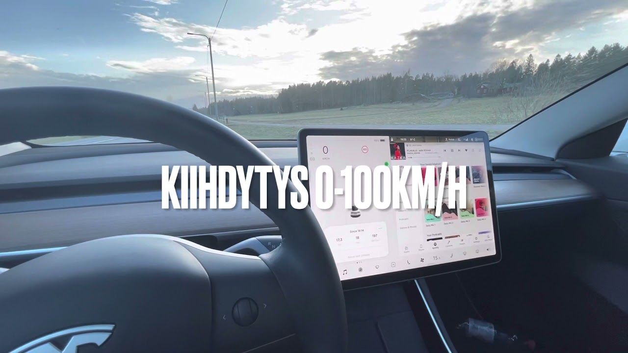 2021 Tesla Model 3 Sr+ acceleration test - YouTube